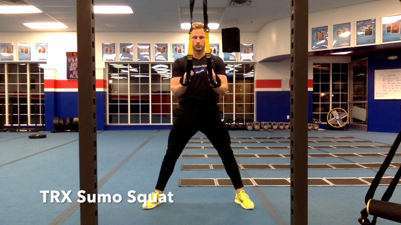 TRX Sumo Squat - YouTube