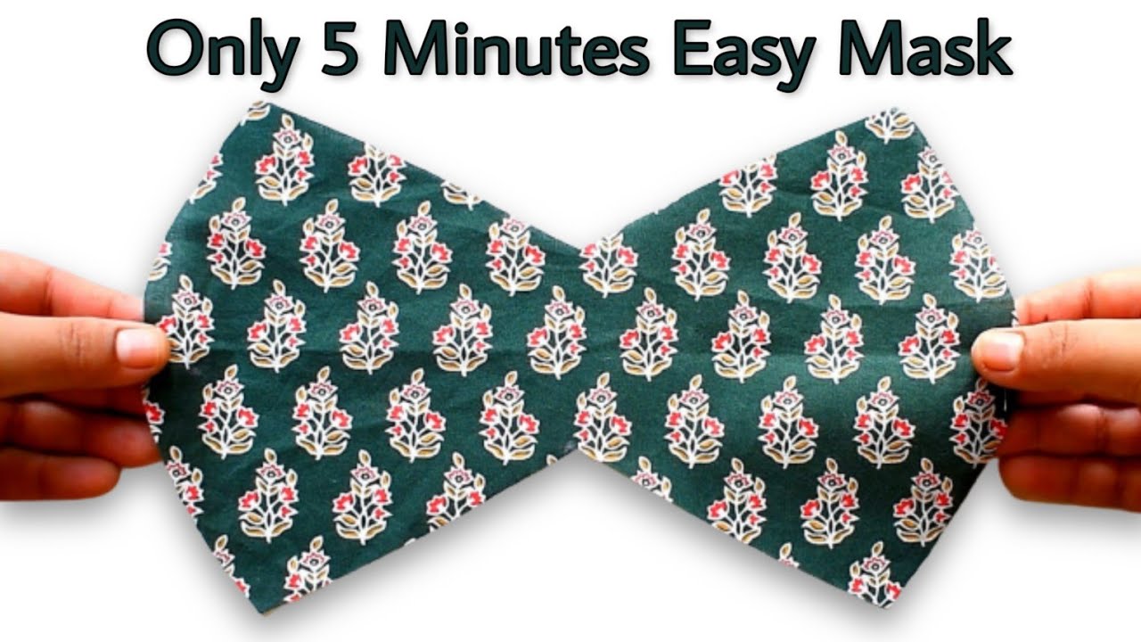 😷Very Easy Face Mask Pattern😷 - Face Mask Sewing Tutorial - DIY Cloth ...