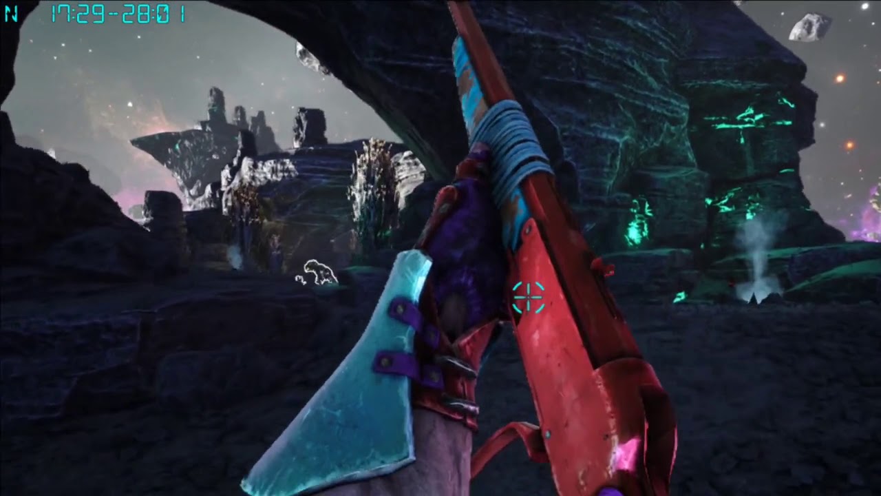 Ark Tek Rex Max level Lunar Biome Taming Genesis - YouTube