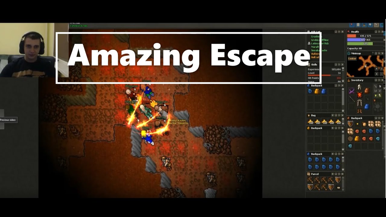 Tibia Punio - Amazing Escape Vs 6 - YouTube