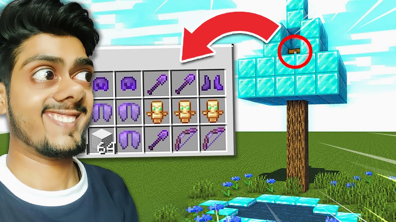 Minecraft, But I can Craft Custom OP Trees... - YouTube