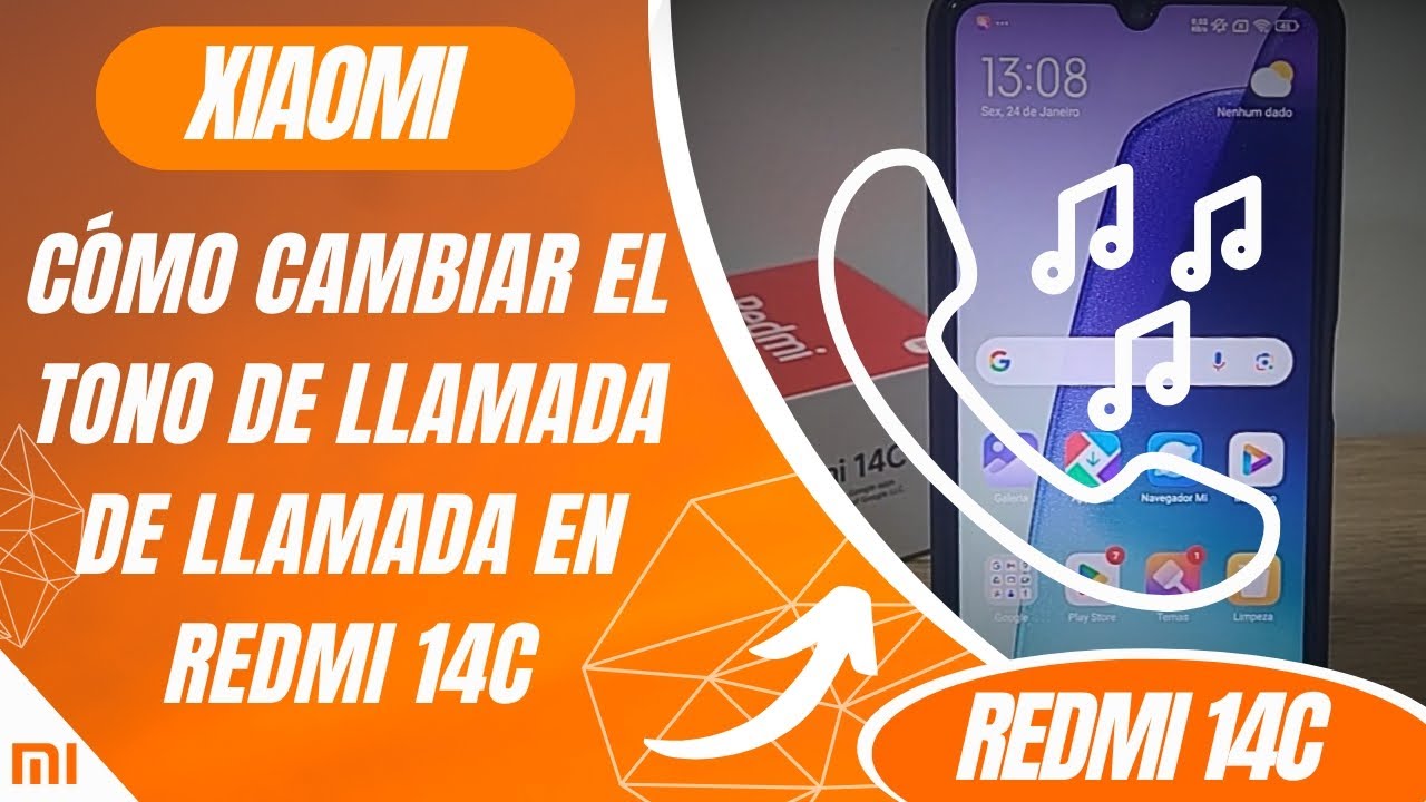 Cómo cambiar el tono de llamada de llamada en Redmi 14C - YouTube