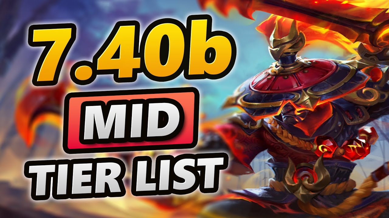 Mid Tier List | Dota 2 7.40b - YouTube