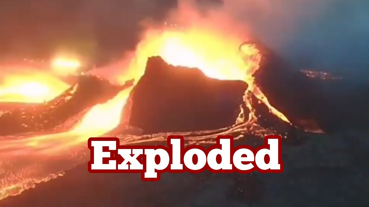 Volcano Exploded, Burst The Walls In Iceland Litli-Hrútur ...