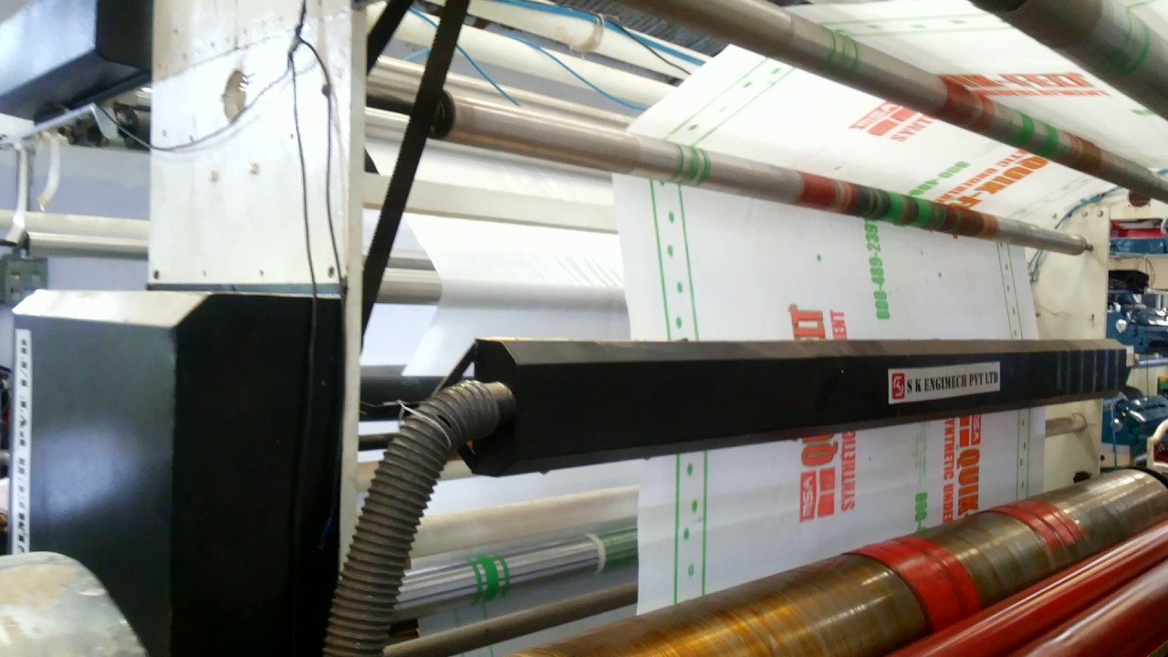 3.5 meter wide width Two Color Roll To Roll flexo printing machine ...