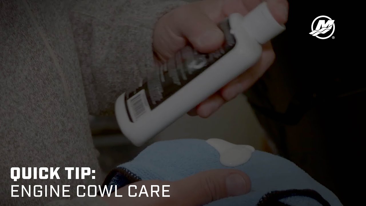 Quick Tip: Engine Cowl Care for Outboards - YouTube