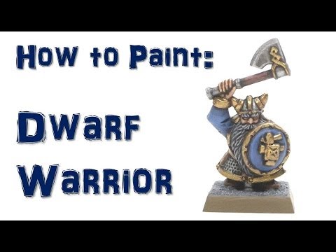 How to Paint Dwarf Warriors - YouTube