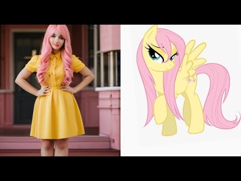 🦄 My Little Pony Fluttershy girl IN REAL LIFE 👉 @sweetponylife ️🌈 v480 ...
