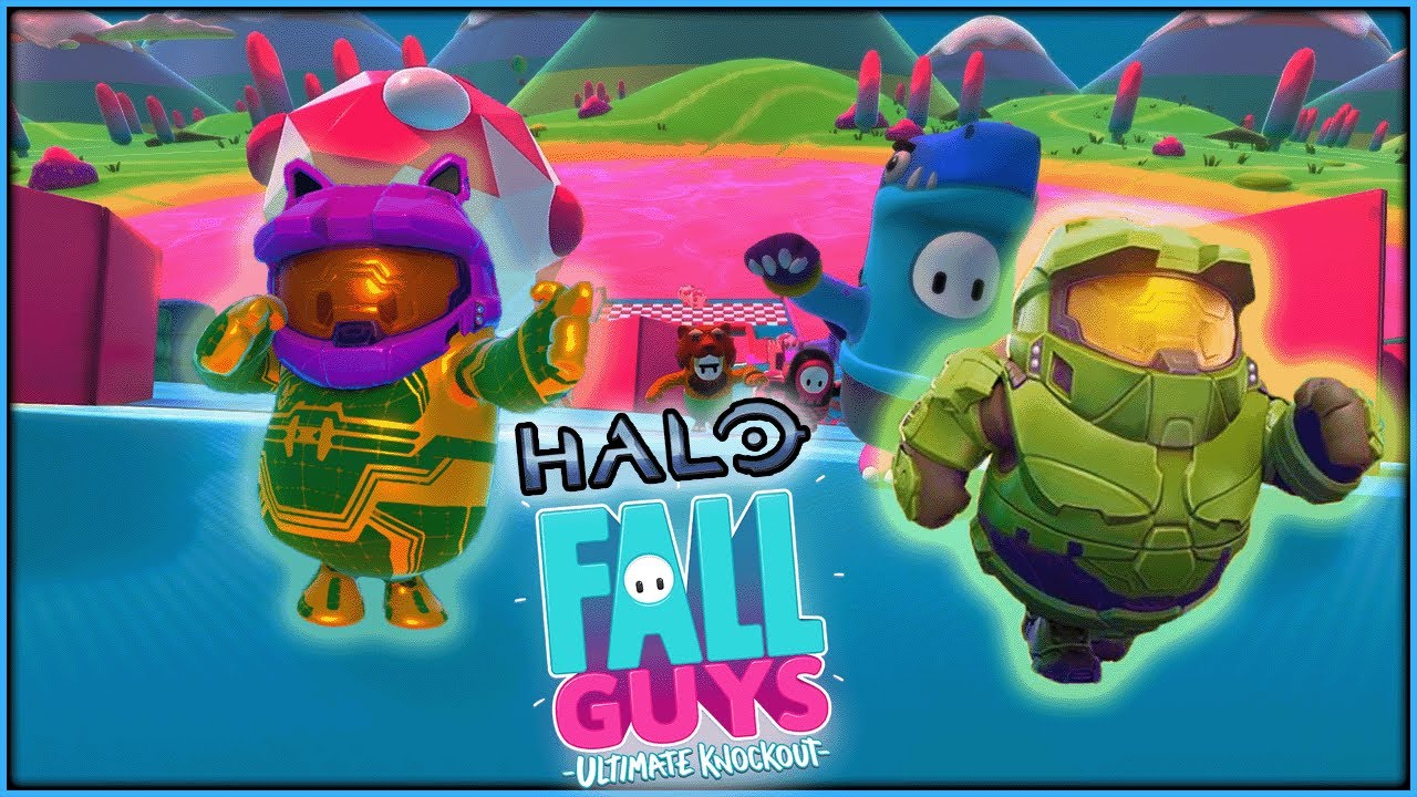 MASTER CHIEF Is In Fall Guys?! l Fall Guys Moments - YouTube