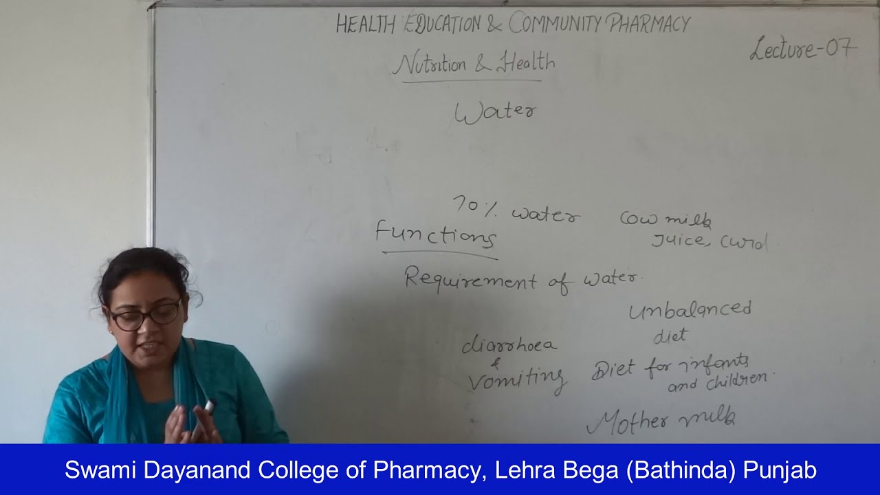 HECP; Nutrition and Health, Lecture 07 HD - YouTube