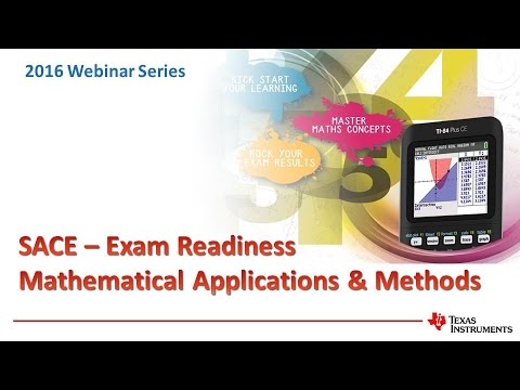 2016 SACE Exams Applications and Methods - YouTube