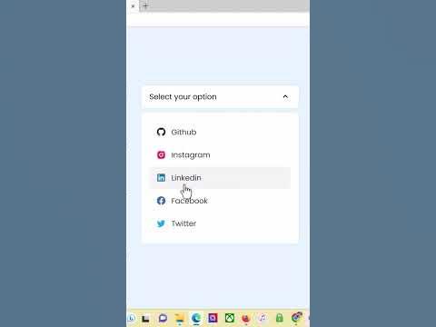 Custom Dropdown Select Menu in HTML CSS & JavaScript - YouTube
