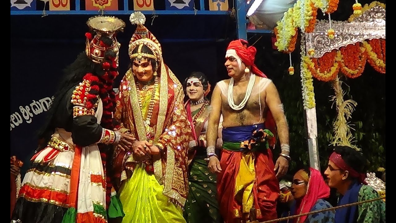 Yakshagana -- Shri Devi Mahatme - 2 - Thalapady - Sarapady - Koliyoor ...