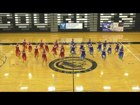 SOUTH LYON VARSITY @ Mid American Pompon High Kick 2020 - YouTube