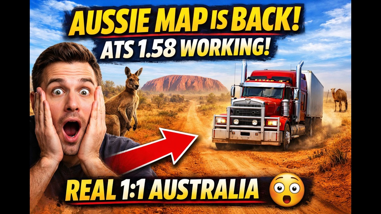 Australian Outback Map UPDATED for ATS 1.58! (Full Install Guide ...