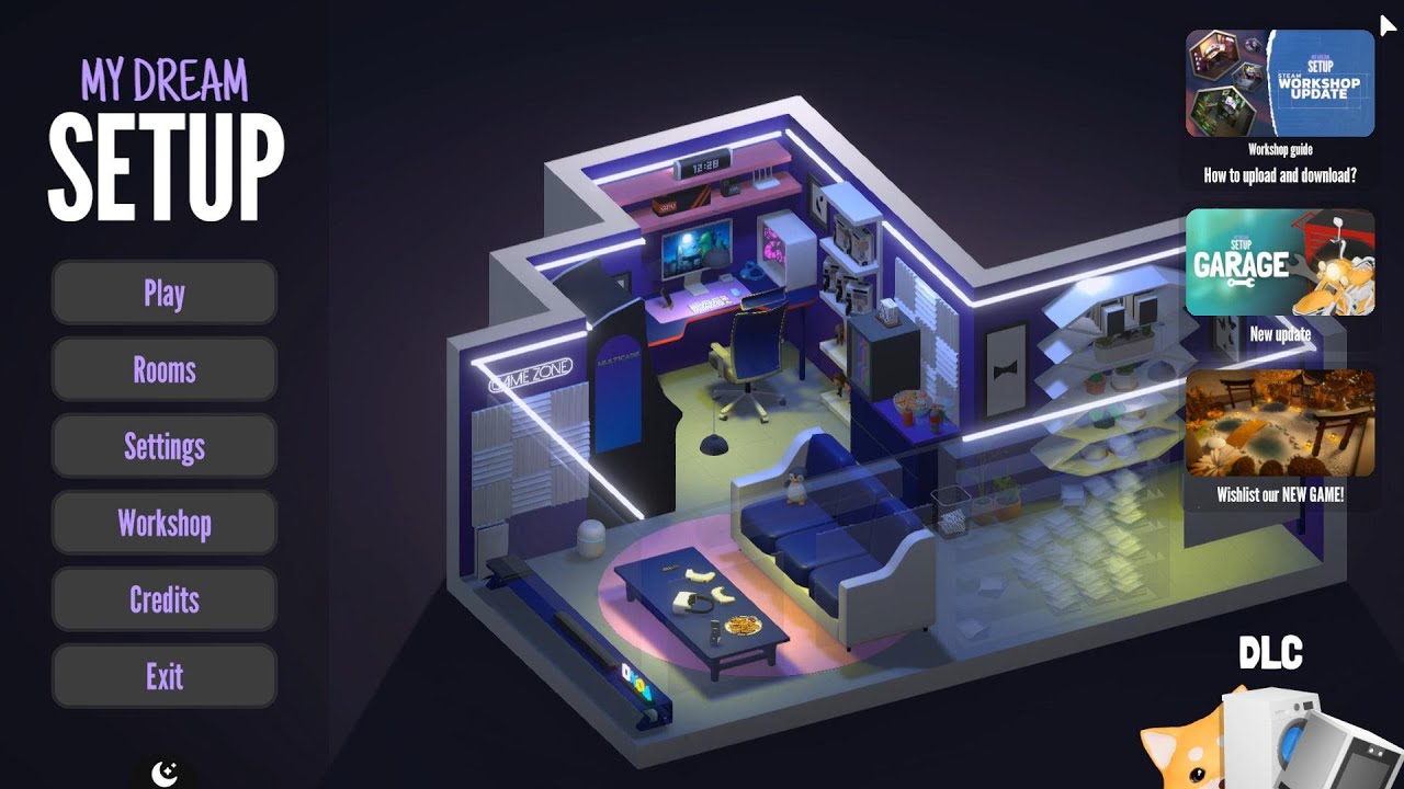 Gaming Room Setup 🎮 |🕹️ My Dream Setup PC Gameplay - YouTube