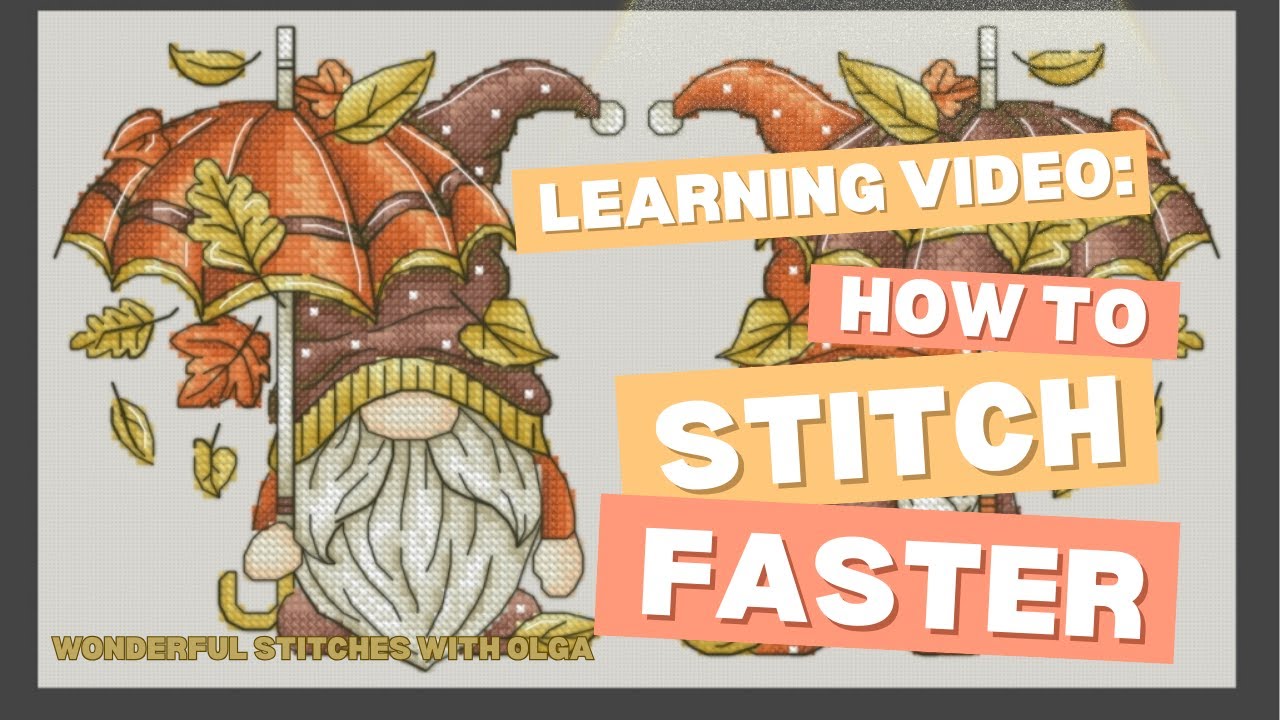 Learning Video: How to stitch faster - YouTube
