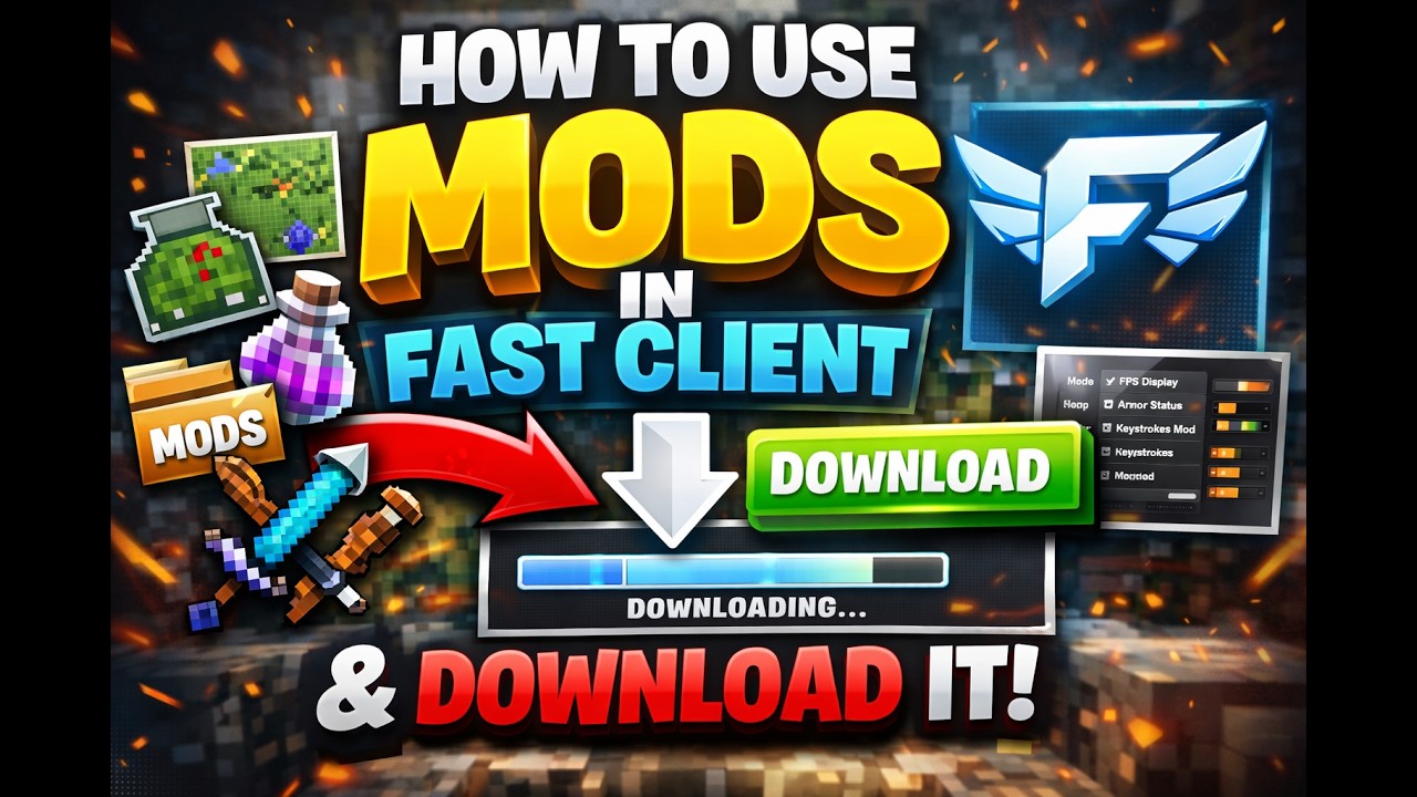 How To Use Mods In Fast Client - YouTube