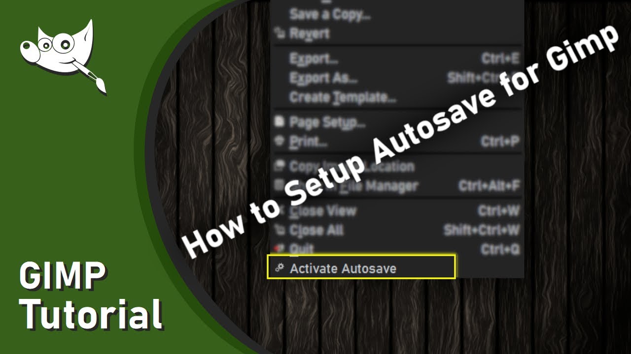 How To Setup Autosave For Gimp YouTube how-to-setup-autosave-for-gimp-youtube