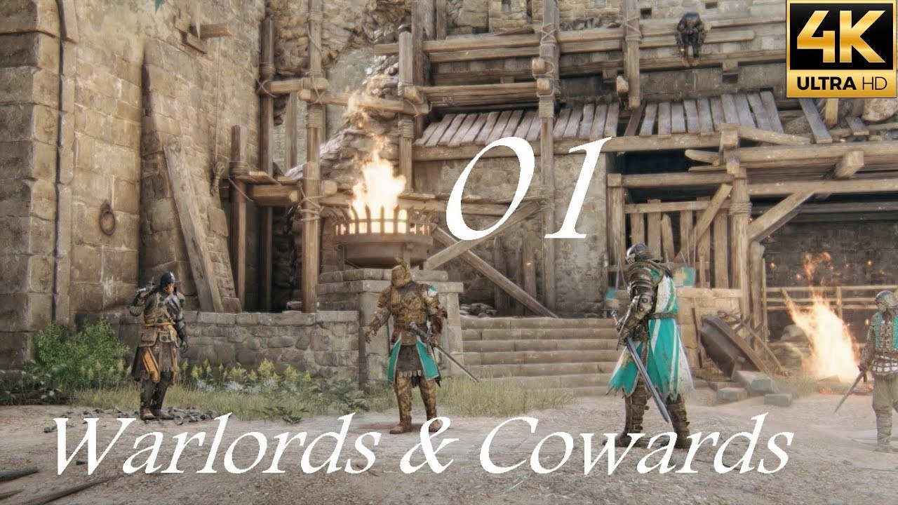 For Honor High Quality Gameplay Knights mission 1: WARLORDS AND COWARDS ...