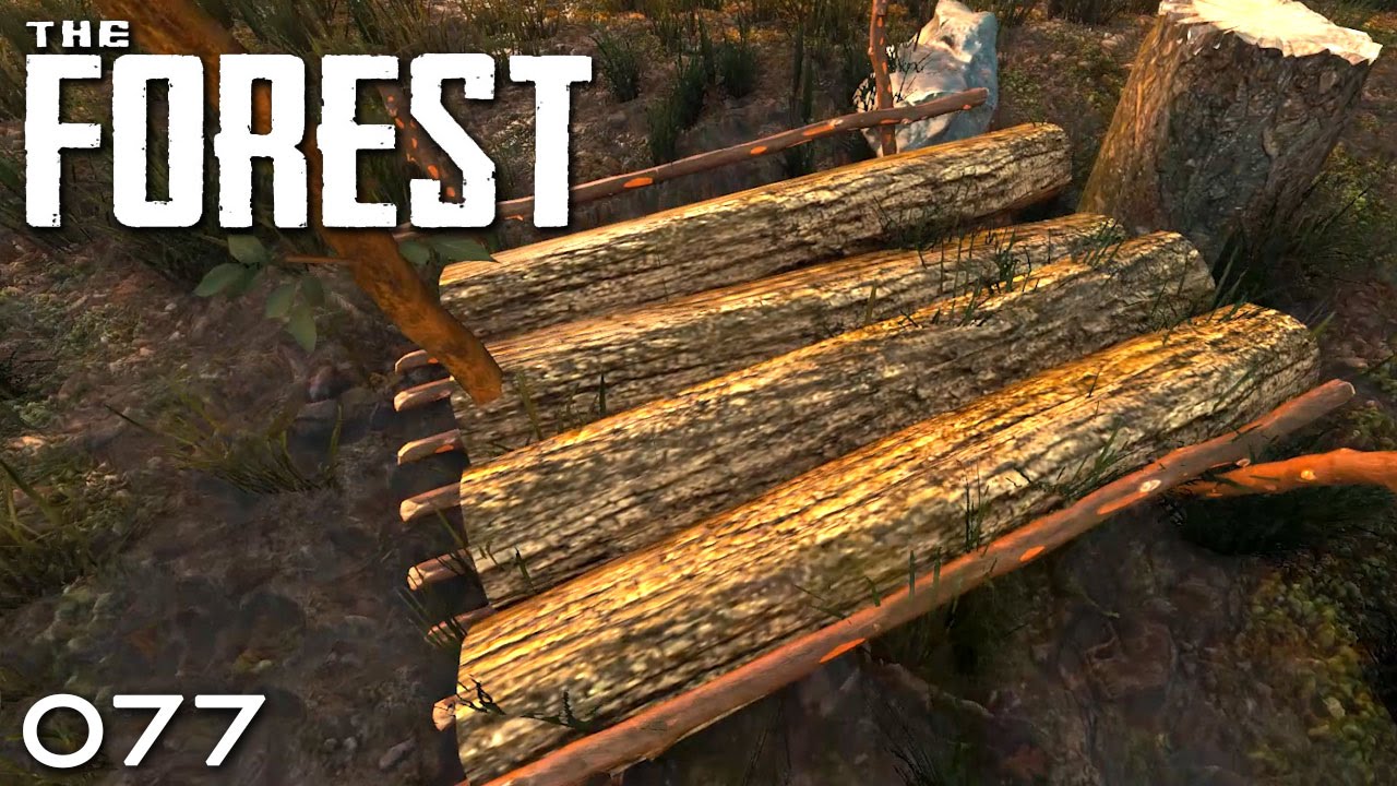 The Forest #077: LOG SLED CHEAT-GLITCH (v0.09) Alpha Gameplay - YouTube