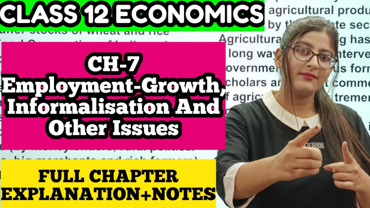 Employment class 12 indian economy|Employment growth informalisation ...