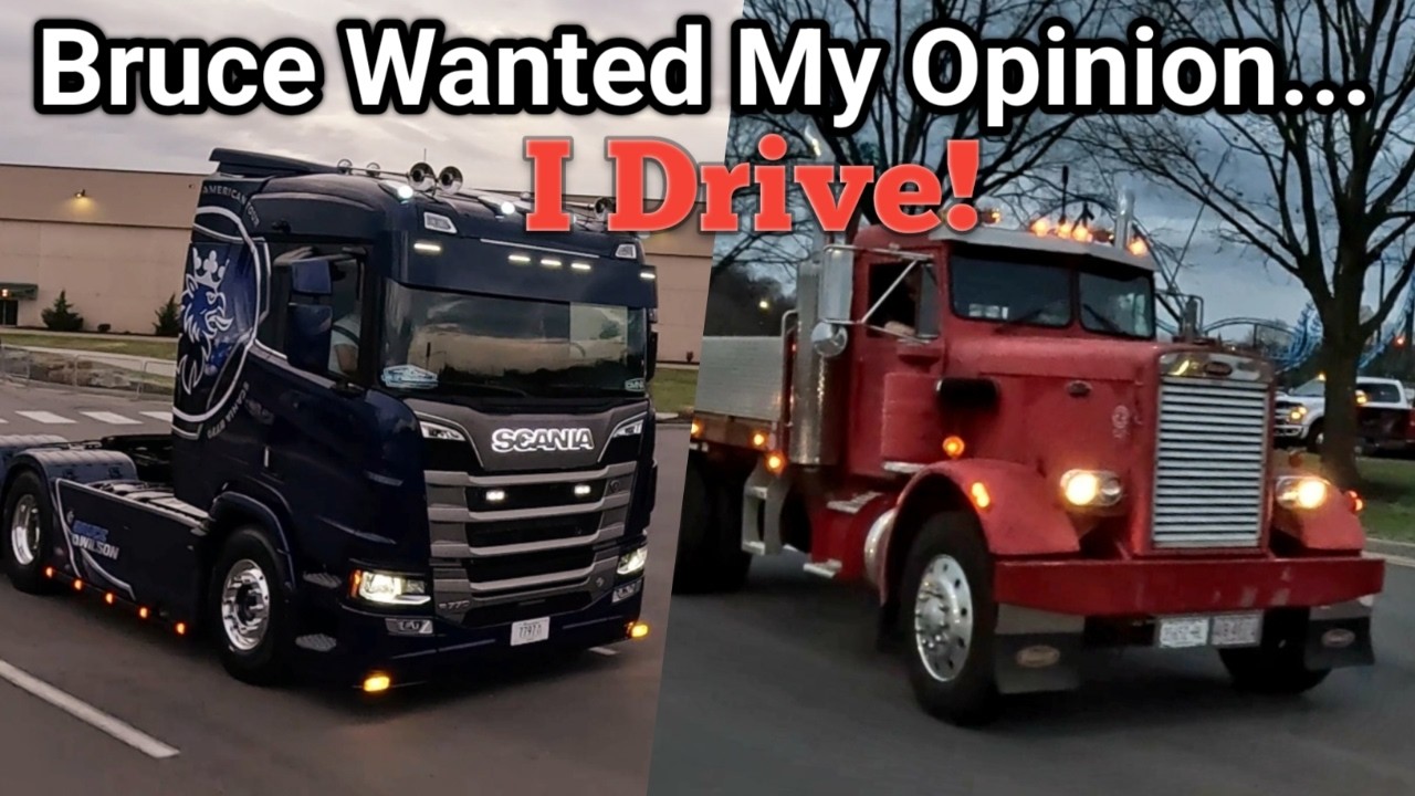 2025 Scania R770 Vs 1970 Peterbilt 341. Bruce Wilson Scania Ol2Stroker ...