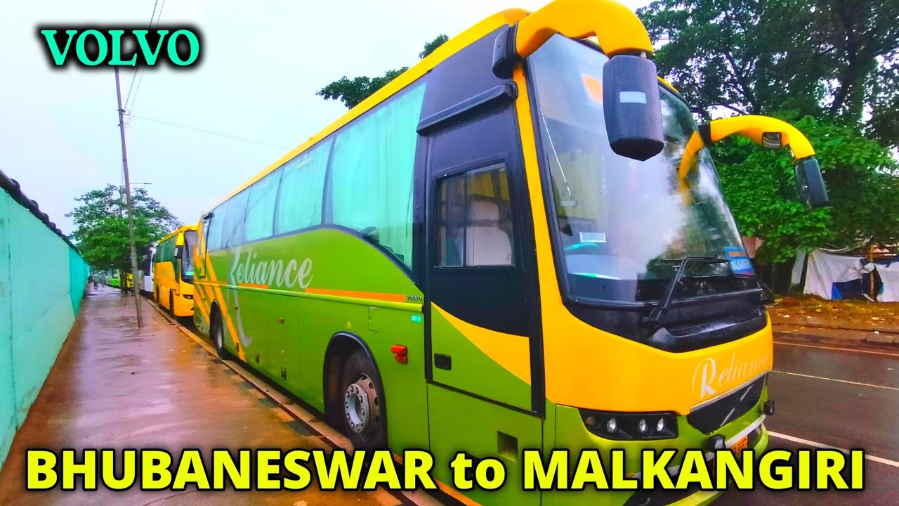 Reliance Volvo Bus Bhubaneswar to Malkangiri | Bhubaneswar to ...