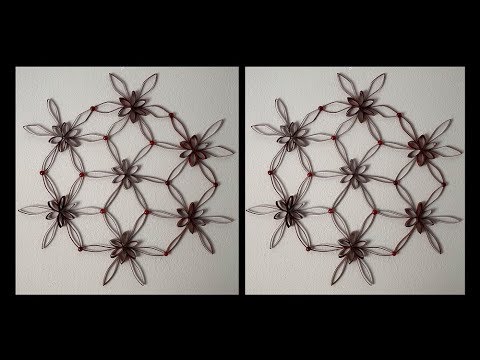 DIY: Wall Art Decor out of Paper Towel Rolls {MadeByFate} #259 - YouTube