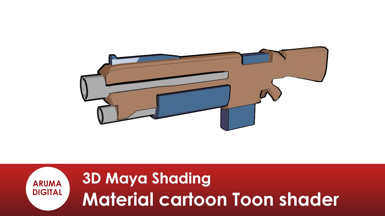 3D Maya 261 Shading Toon shader - YouTube