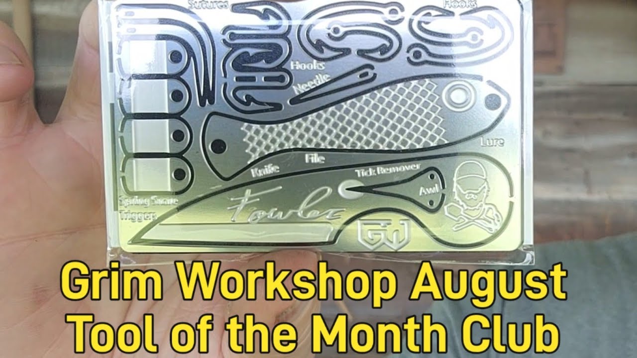 Grim Workshop August Tool of the Month Club - YouTube