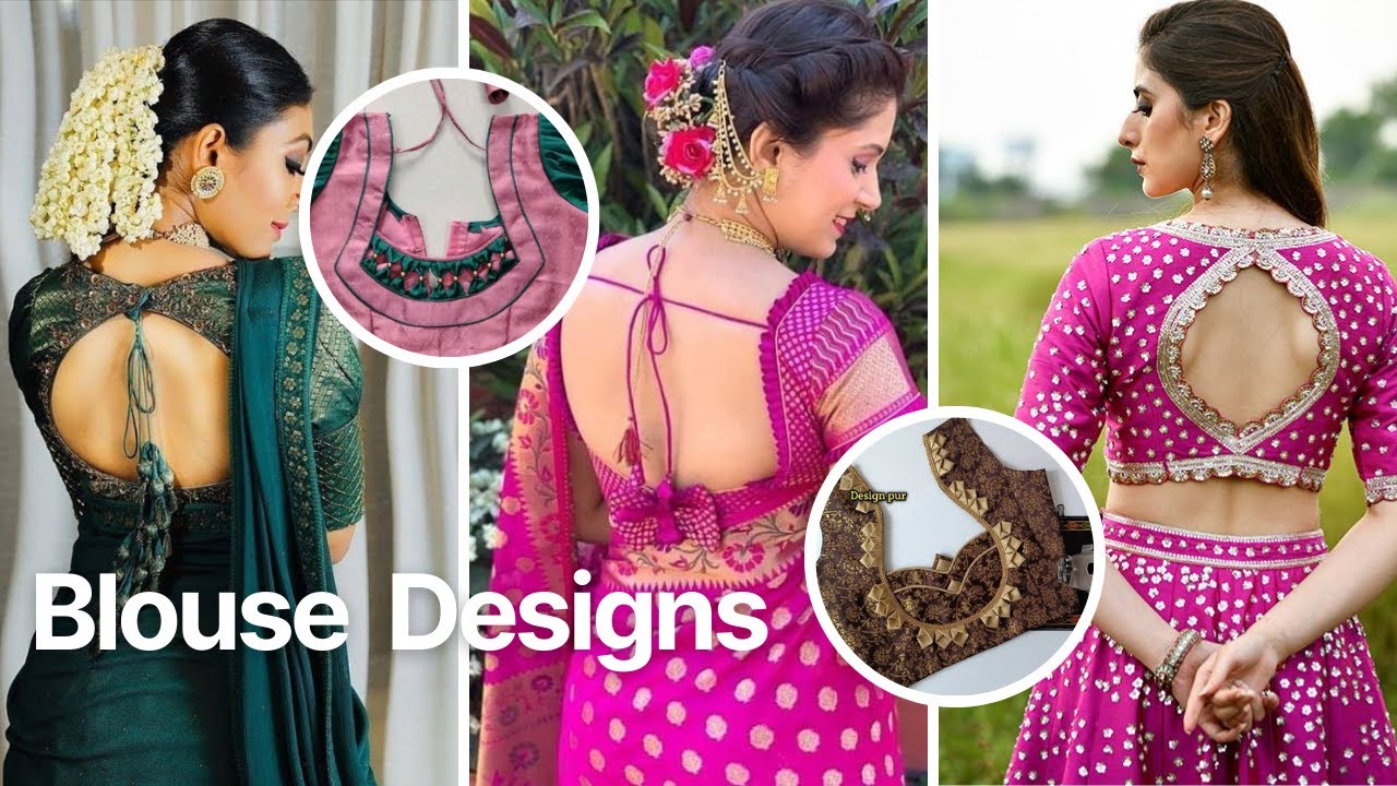👚 Latest Blouse Designs 2025 | Stylish Back Neck & New Model Blouse ...