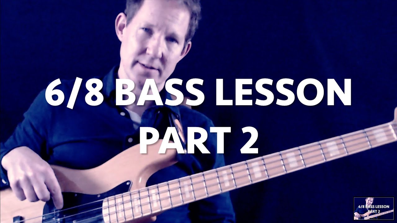 Slap bass - chords - lesson - 6/8 part 2 - Cambridge Bass Lessons - YouTube