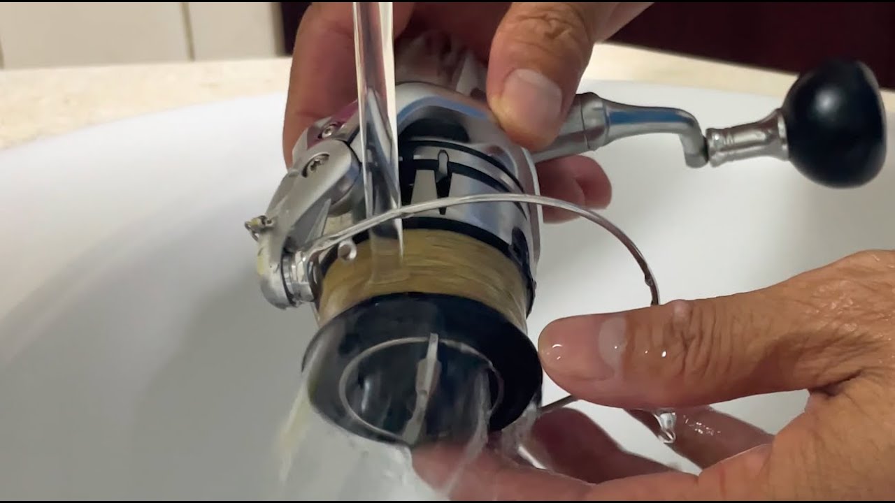 AFTER FISHING, CLEANING OF RODS, REELS AND LURES. - YouTube