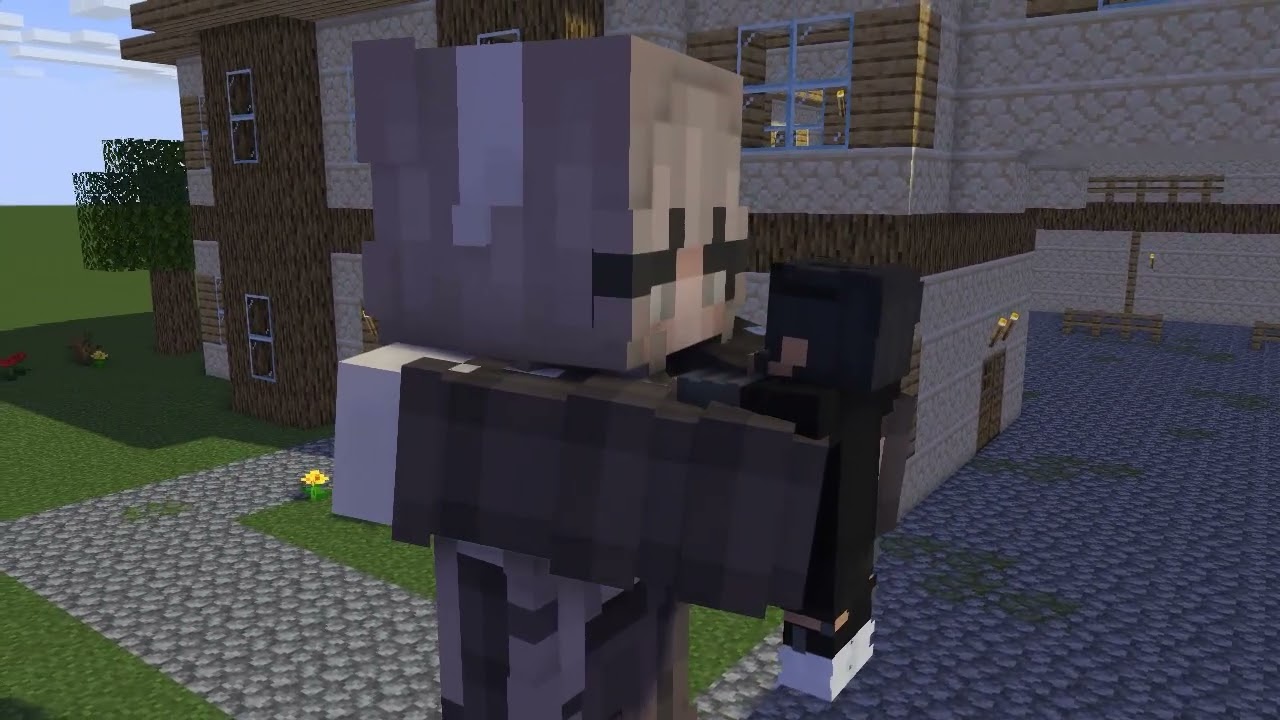 Growing shy girl (Giantess minecraft animation) - YouTube