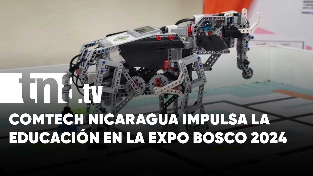 Comtech Nicaragua impulsa la educación en la Expo Bosco 2024 - YouTube