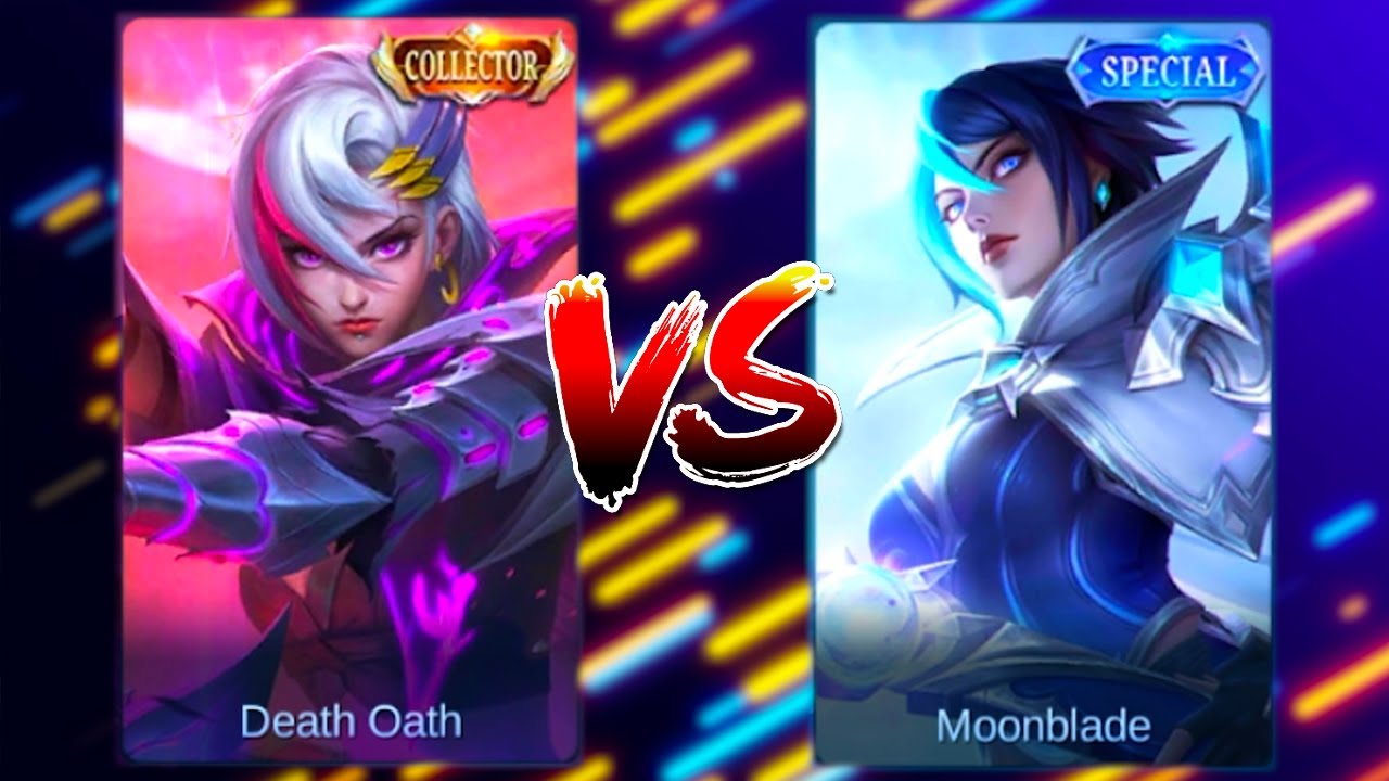 Benedetta Moonblade Special Skin VS Death Oath Collector Skin | MLBB ...
