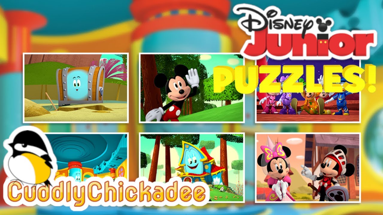 Disney Junior Puzzles: Mickey Mouse Funhouse Jigsaw Puzzles - YouTube