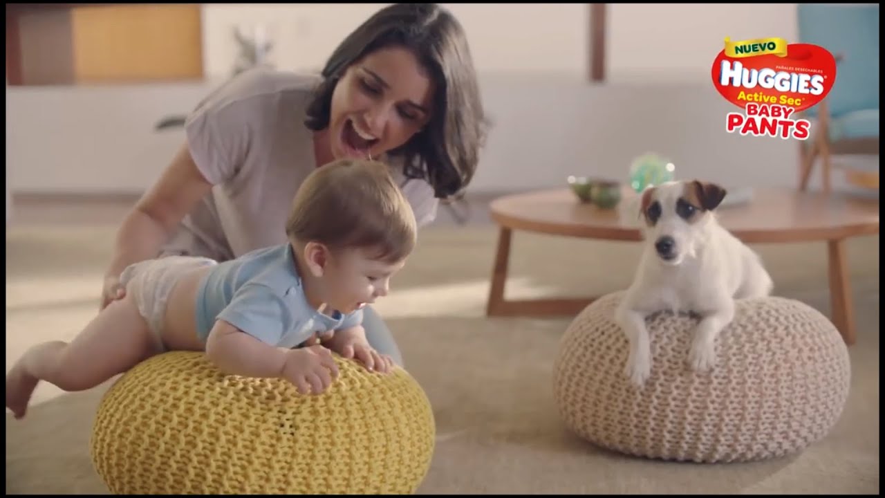 Publicidad HUGGIES Active Sec Baby Pants - Para jugar, para divertirse ...