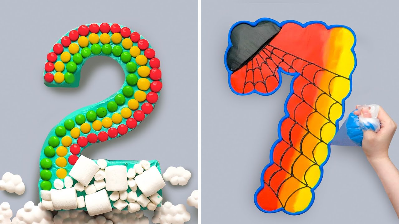 Amazing NUMBER Cakes Decorating Ideas Compilation | Yummy Chocolate ...