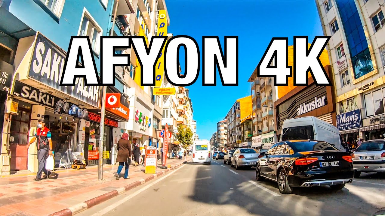AFYON 4K - Driving Downtown - Turkey Travel Guide - YouTube