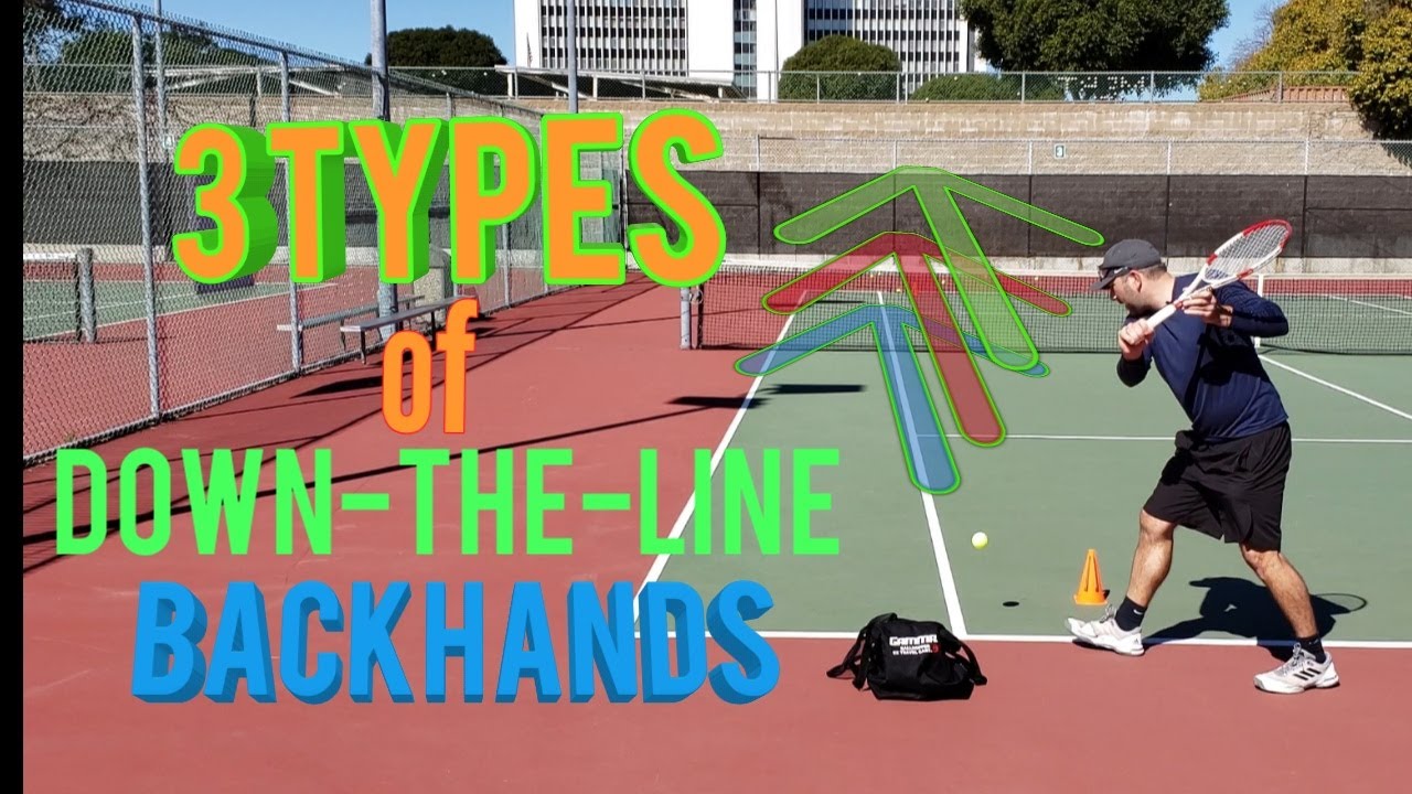 3 TYPES of DOWN the LINE Backhands to improve your game - YouTube