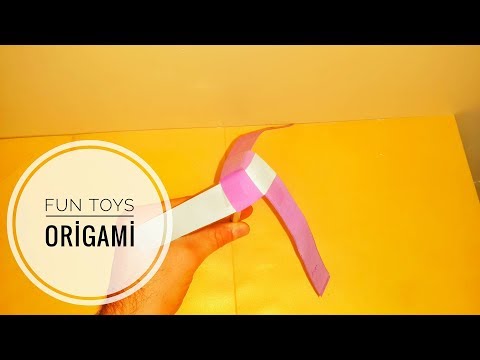 How to Make a Rotating Paper Fan , Kağıttan Pervane Yapımı ,  Playground Slide , Diy , Origami