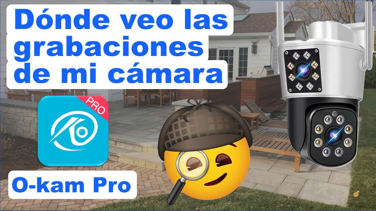 OKAM PRO ¿Dónde veo las grabaciones de mi cámara WiFi? - YouTube