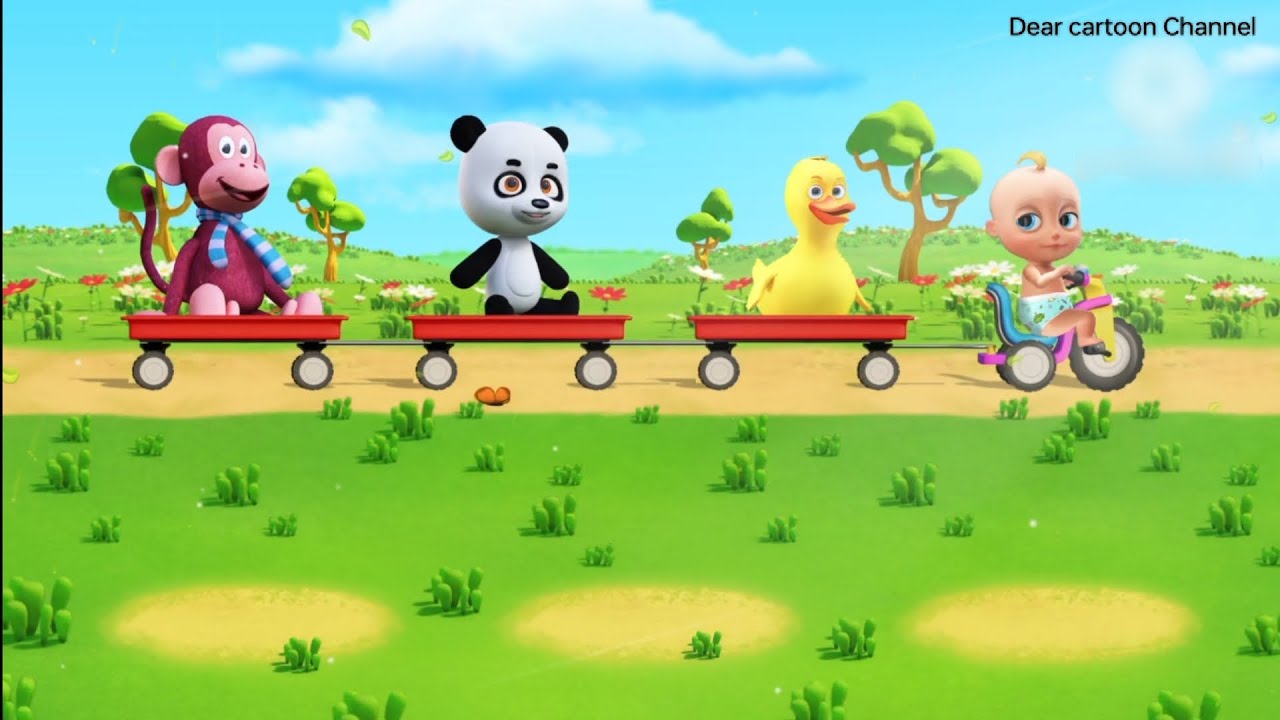 boomchiki song | Cycle animal for kids baby | LooLoo kids baby | LooLoo ...