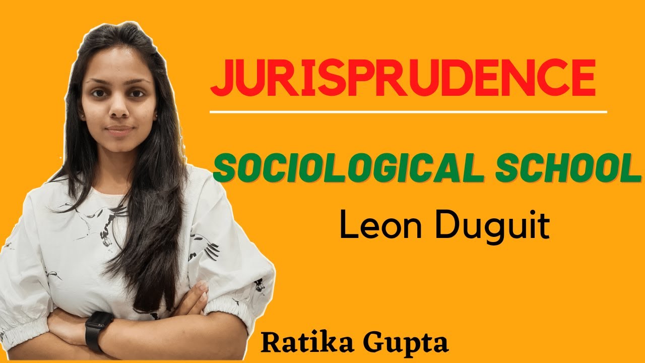 Leon Duguit | Sociological school of Jurisprudence - YouTube