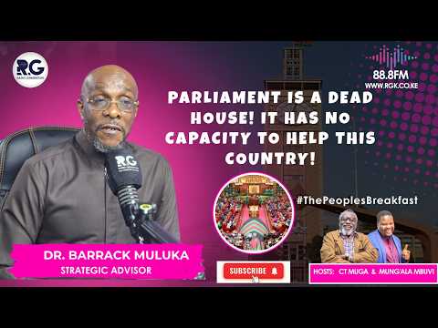 This Parliament Is A Dead House! It Has No Capacity To Help This Country ~ Dr. Barrack Muluka