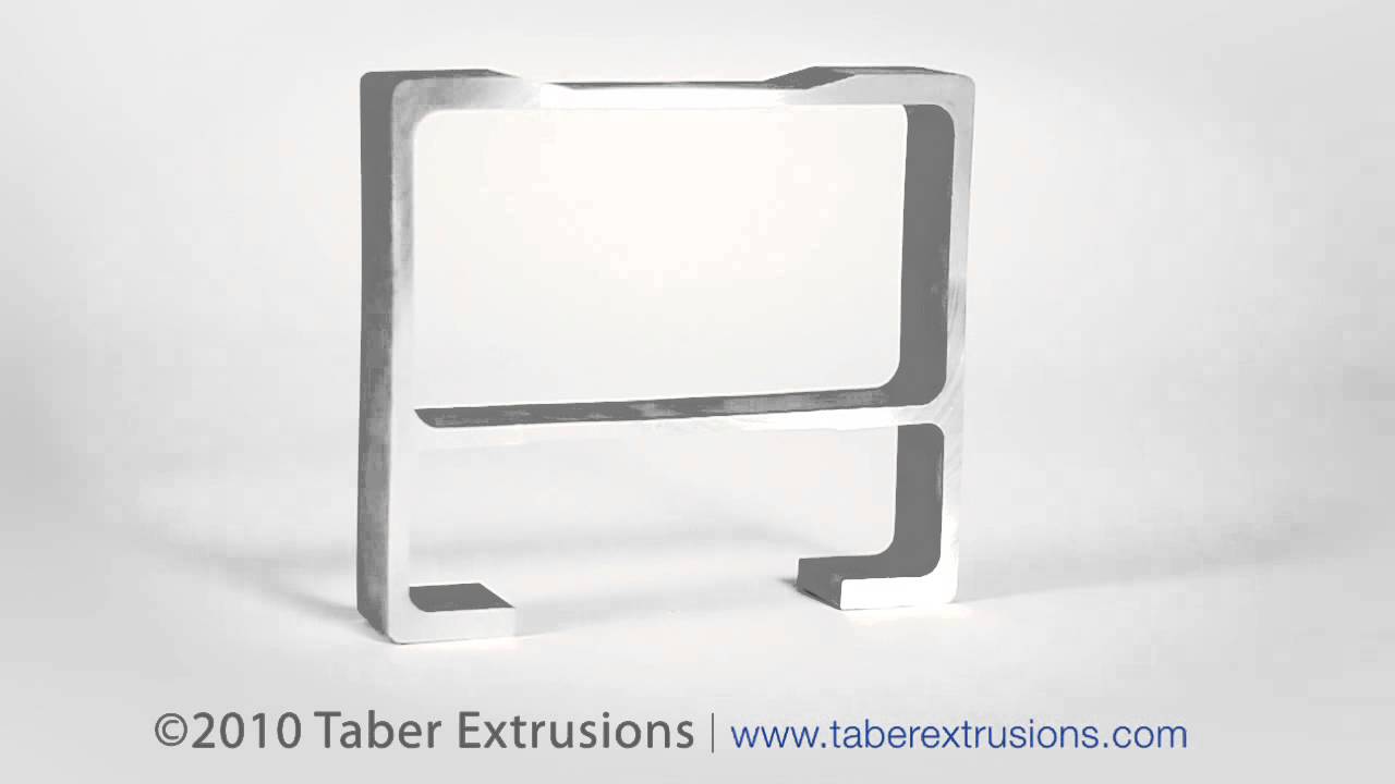 Specialized Custom Shape Aluminum Extrusion by Taber Extrusions - YouTube