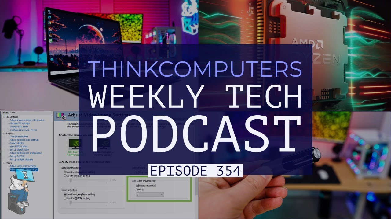 ThinkComputers Podcast #354 - Lenovo Slim 7i Carbon, Ryzen 9 7950X3D ...
