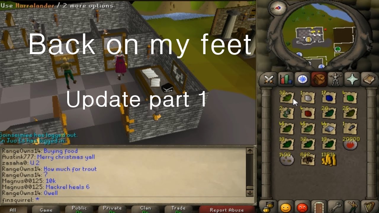 Runescape 2007 "Back on my feet" update part 1 - YouTube